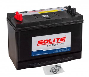 Аккумулятор лодочный SOLITE MARINE DC27 640 А универс. пол. 90 Ач